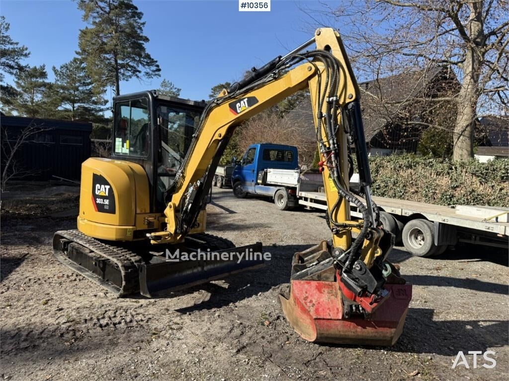 Caterpillar 303.5 Excavator with Rotor and Attachments bager guseničar