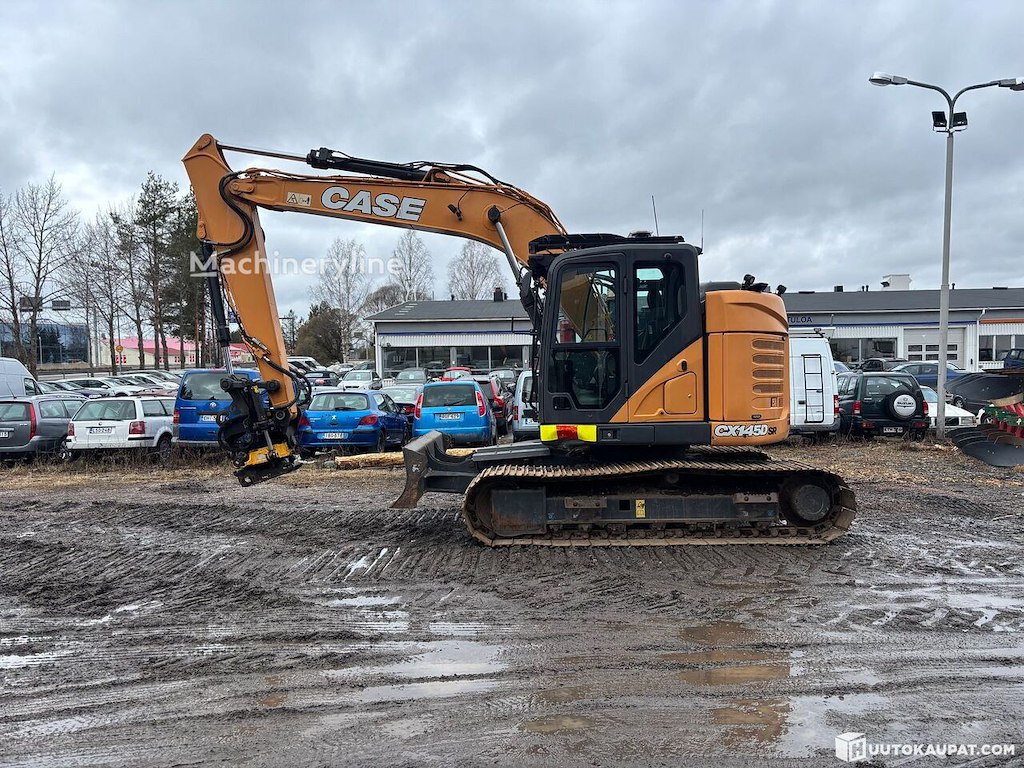 Prodaje se Case CX145D SR+Engcon excavator, 2019. Excellent condition! FINANCING bager guseničar na aukciji