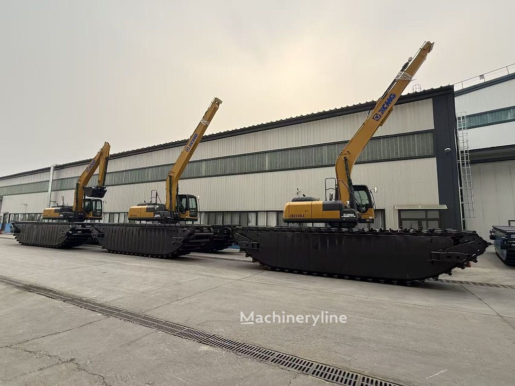 Novi XCMG XE215S bager amfibija