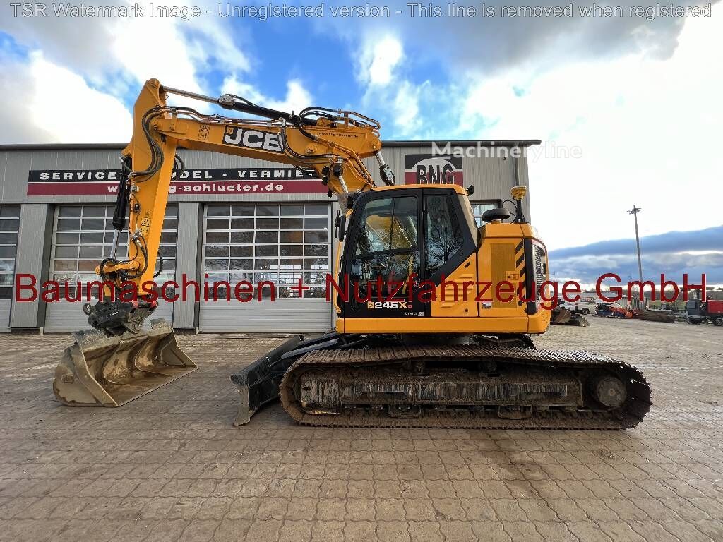 JCB 245XR +TRIMBLE 3D STEUERUNG Demo bager guseničar