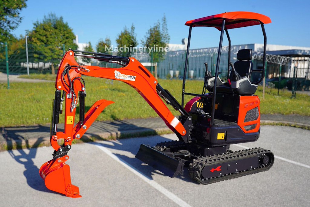 Novi Mini bager K18 MAX, KUBOTA motor EuroBager