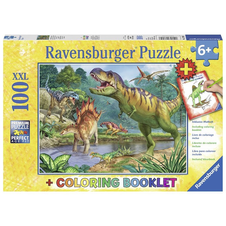 Ravensburger puzzle (slagalice) 100XXL Život Dinosaurusa RA13695