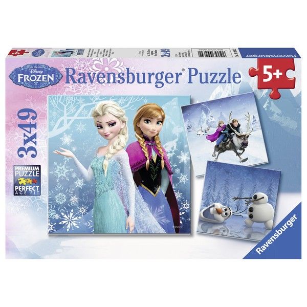 Ravensburger puzzle (slagalice) 3x49 Frozen RA09264