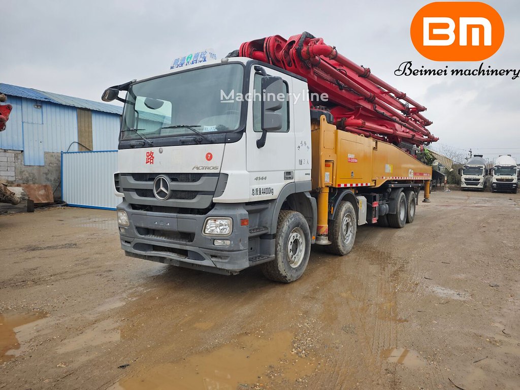 Sany SYM5449THB 2019 used 56m na šasiji Mercedes-Benz pumpa za beton