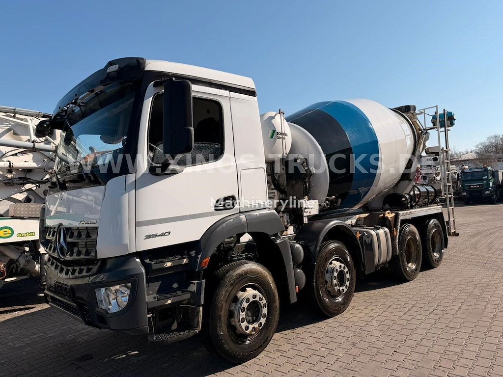 Mercedes-Benz Arocs 3540 Stetter 9m³ Hardox kamion s mešalicom za beton