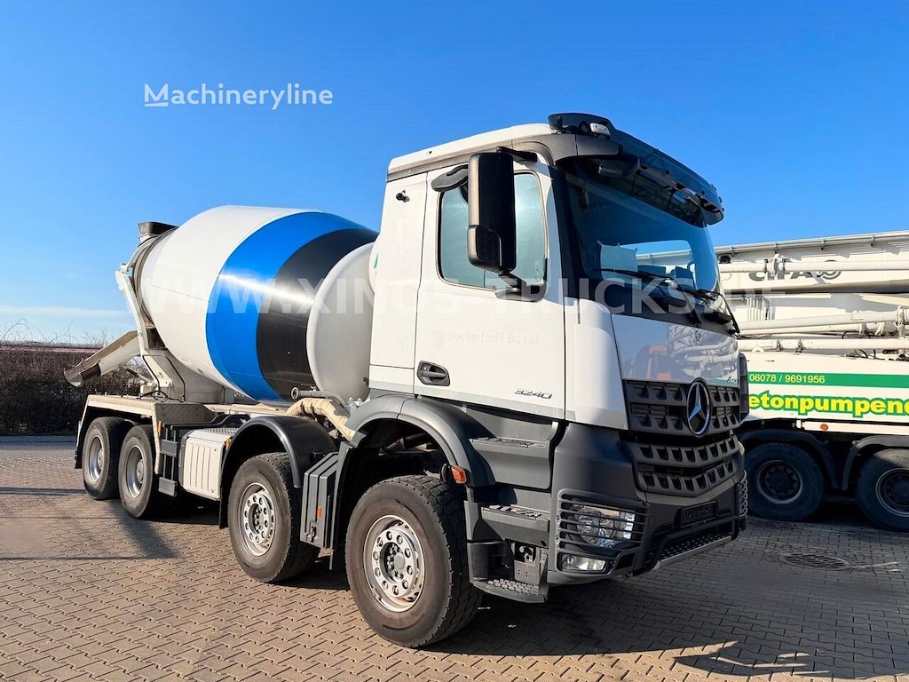 Stetter na šasiji Mercedes-Benz Arocs 3240 kamion s mešalicom za beton