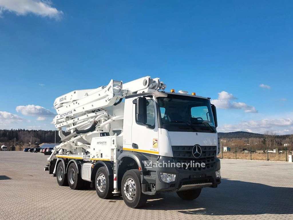 Betonstar Allstar 26.70-4Z na šasiji Mercedes-Benz AROCS 3740 - 8 x 4 - pumpa za beton