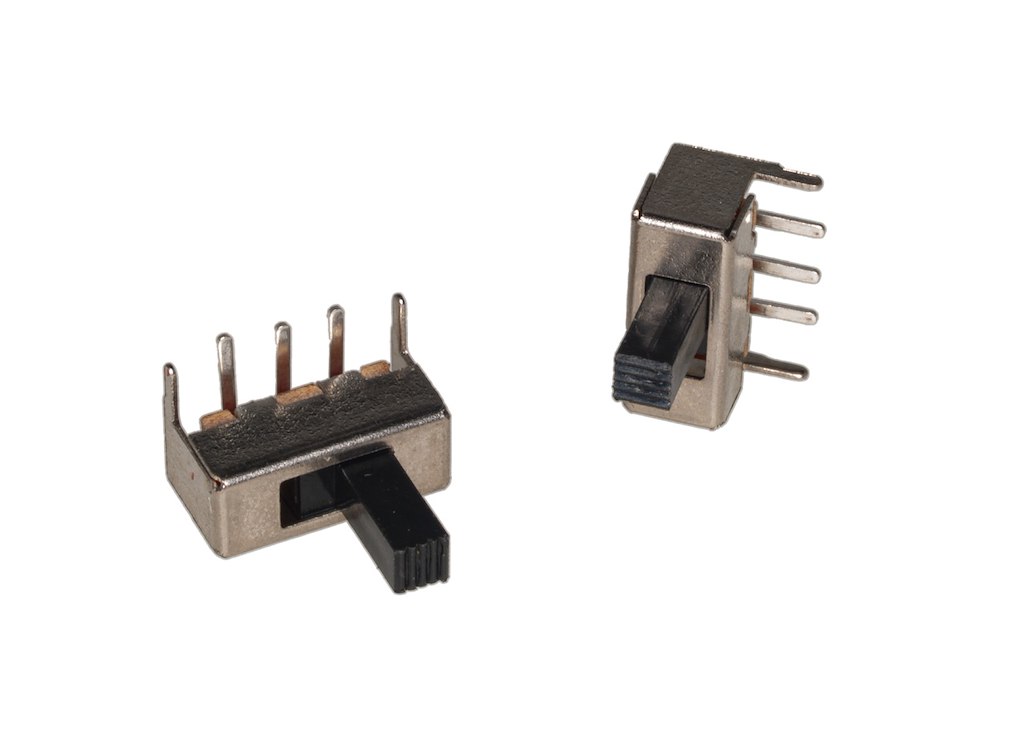 Klizni prekidač SS12F23G7 SPDT 1P2T 3-pin 50V 0.5A (Ručka 7mm)