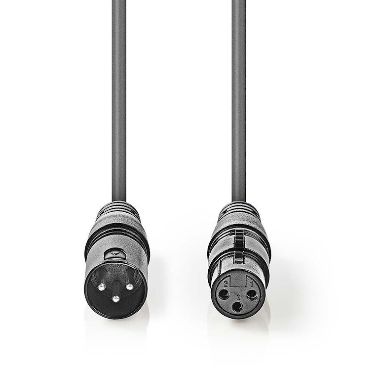 DMX kabl 3-pin XLR muški - ženski (3m)