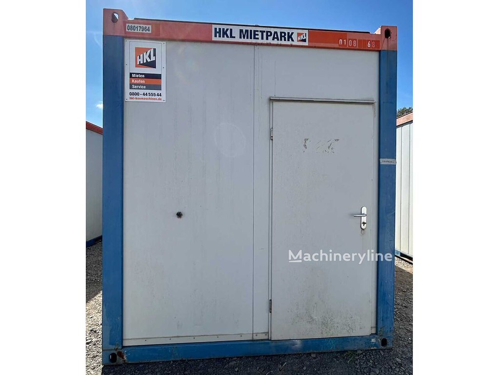 Prodaje se Containex Anlagencontainer 20ft. WC/KK stambeno-poslovni kontejner na aukciji