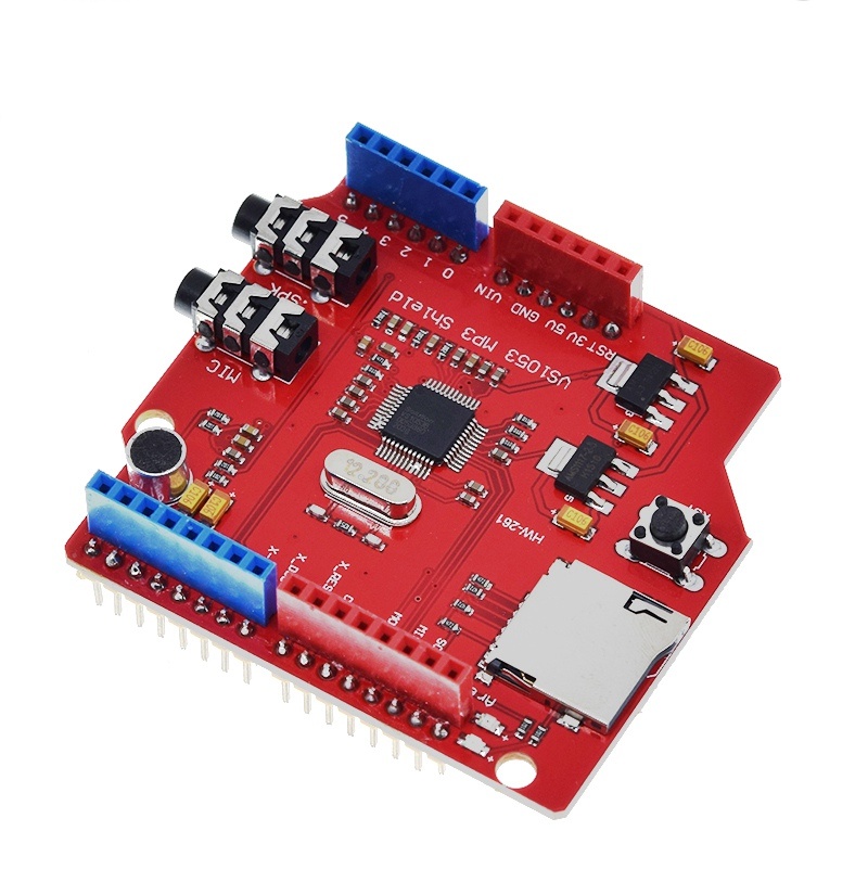 VS1053 MP3 Shield za Arduino - Audio Player i Snimač sa MicroSD slotom
