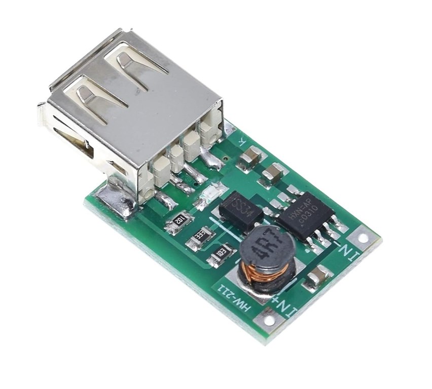 DC-DC Boost Konverter Modul 2V-5V na 5V 1200mA USB Step-Up