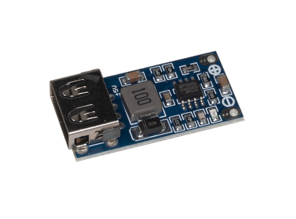 DC-DC Buck Step-Down Konvertor 6.5V-24V na 5V 3A sa USB-om