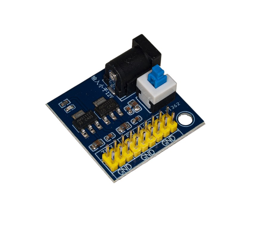 DC-DC Step-Down Modul Napajanja 12V na 5V i 3.3V AMS1117