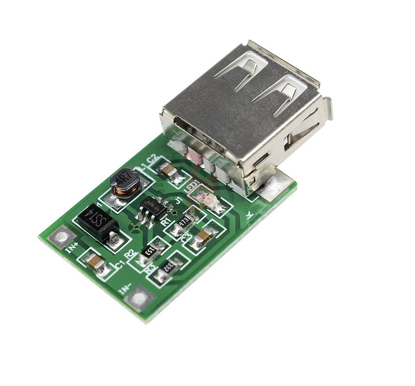 DC-DC Step-Up Boost Modul 0.9V-5V na 5V 600mA USB
