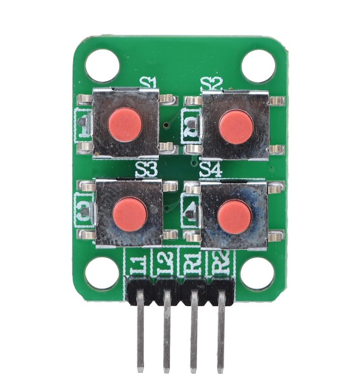 Tastatura 2x2 Matrična sa 4 Tastera za Arduino / ESP32