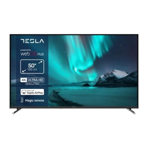 SMART LED TV 50 Tesla 50E655BUW 3840x2160/UHD/4K/DVB-T2/S2/C/Frameless/WebOS