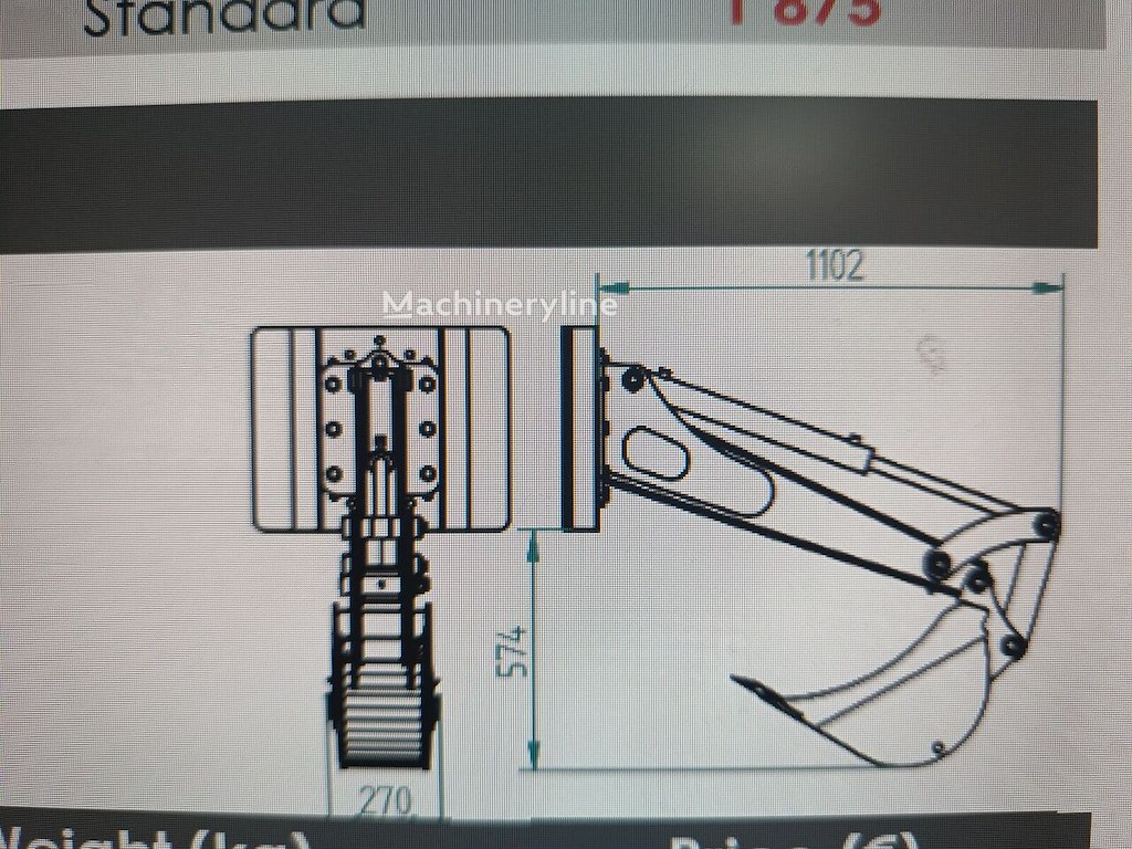 Nova R201 kašika za bager