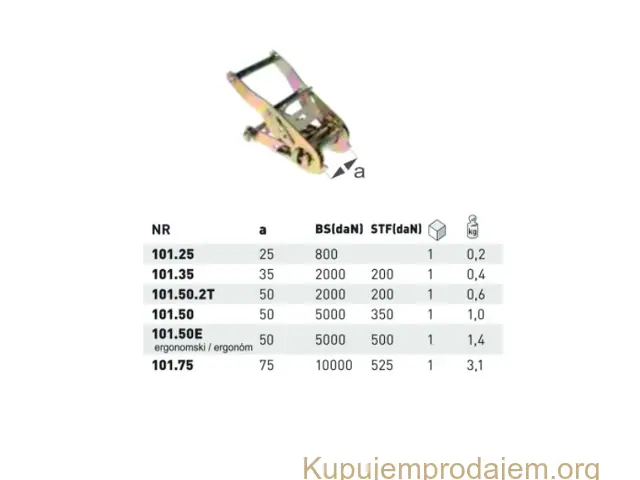 Zatezač za ceradu 101.35