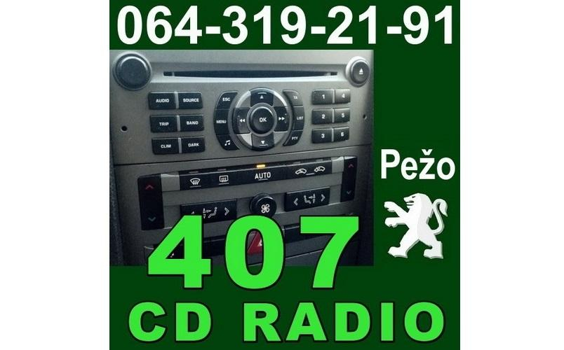 CD RADIO PEŽO 407 PEUGEOT