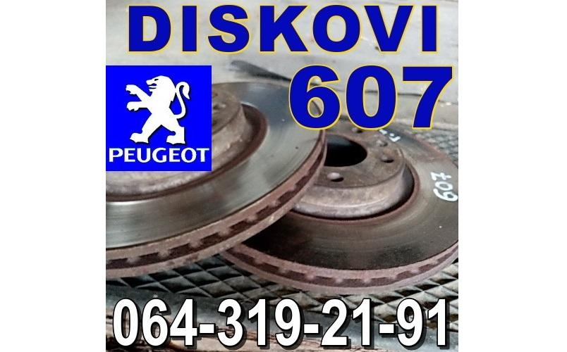DISKOVI KOČIONI PEŽO 607 PEUGEOT