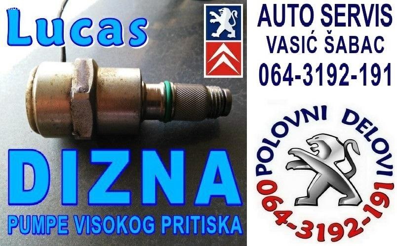 1,9 DIZEL DIZNA, VENTIL, PEŽO CITROEN PEUGEOT