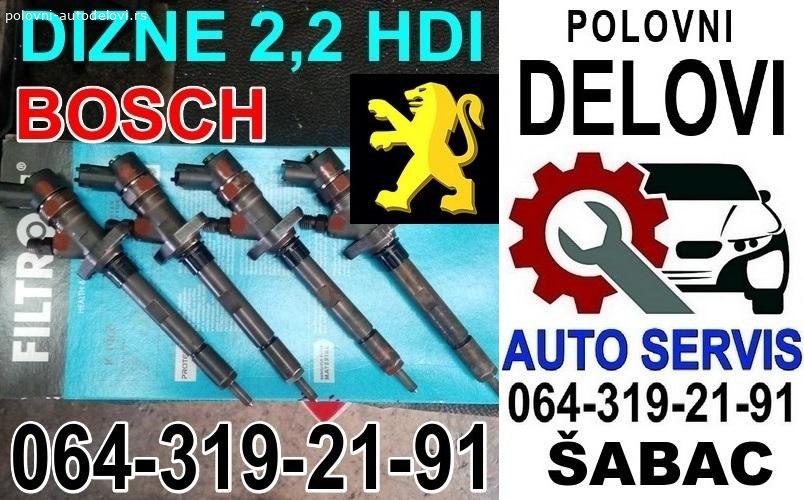 DIZNE 2,2 HDI BOSCH 0445110 297 PEŽO 607 PEUGEOT