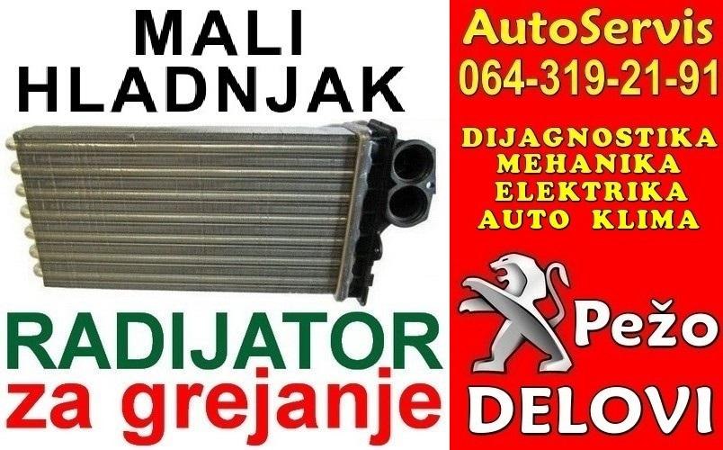 HLADNJAK RADIJATOR PEŽO 607 407 306 406 307 206 PARTNER 106