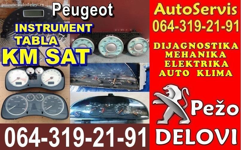 PEŽO KILOMETAR SAT PEUGEOT INSTRUMENT TABLA