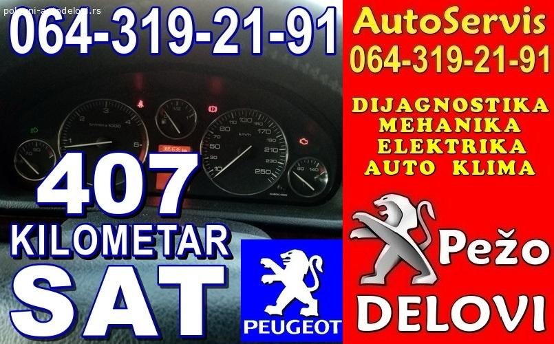 KILOMETAR SAT PEŽO 407 PEUGEOT 2004 GOD . INSTRUMENT TABLA