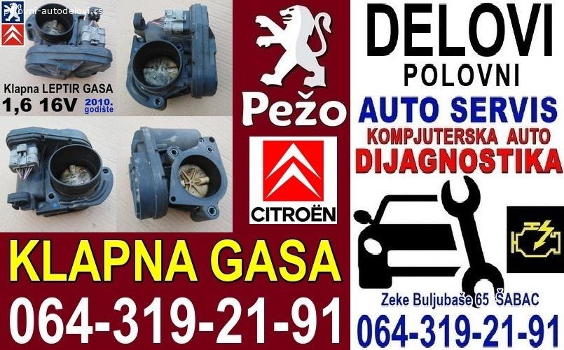 1,6 - 16V KLAPNA GASA BOSCH 0280750164 PEŽO CITROEN PEUGEOT