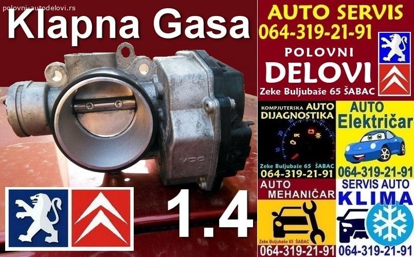 1,4 KLAPNA GASA PEŽO 96 407 962 80 PEUGEOT CITROEN