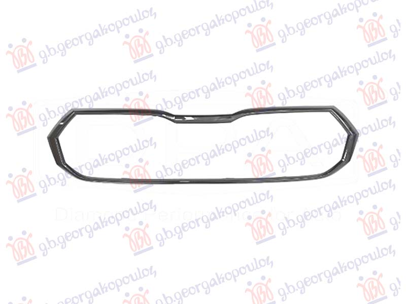 OKVIR PVC MASKE (MONTE CARLO) SKODA FABIA 2021- (PJ3) (OEM: 6VA853761A F9R, 6VA853761AF9R)