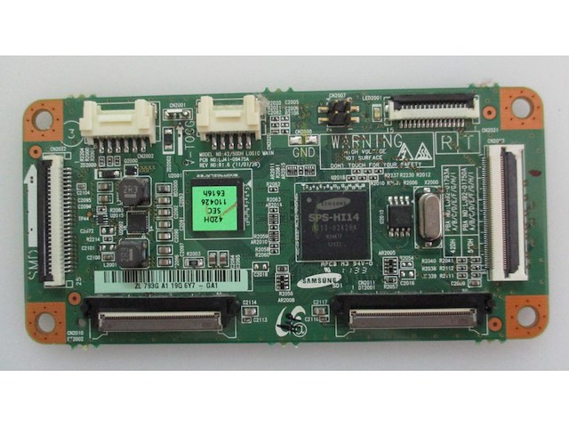 LJ41-09475A , Logic za SAMSUNG-PS43D490A1W ,  Plazma