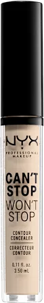 NYX PROFESSIONAL MAKEUP
CAN'T STOP WON'TSTOP tečni korektor- 02 Alabaster, 1 kom