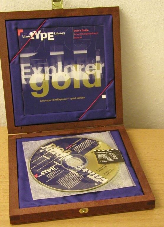 Linotype Gold Edition Schriften Fonds auf CD ostale štamparske mašine