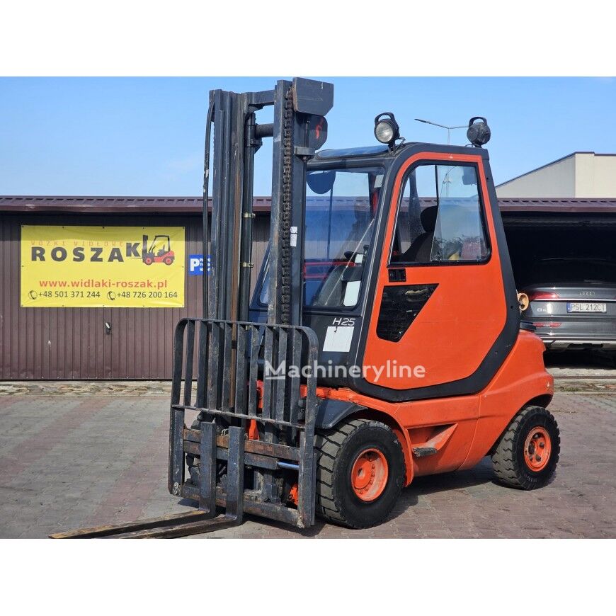 Linde H25T-03 viljuškar na gas