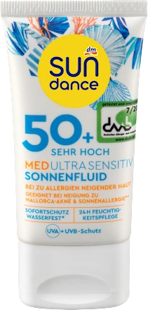 SUNDANCE
MED ULTRASENSITIVE Fluid za sunčanje sa veoma visokim zaštitnim faktorom SPF50, 50 ml