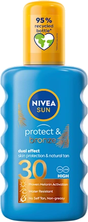 NIVEA SUN
protect & bronze sprej za zaštitu od sunca, SPF 30, 200 ml
