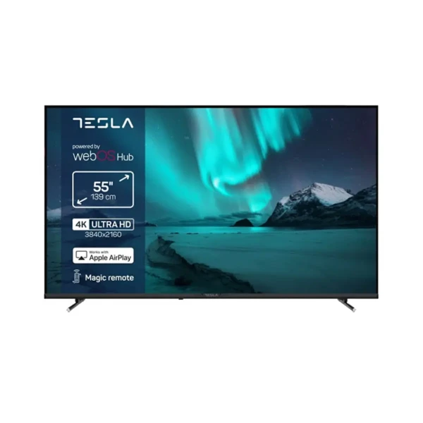 Televizor Tesla 55E655BUW Smart, LED, 4K UHD, 55(140 cm), DVB-T-T2-C-S-S2