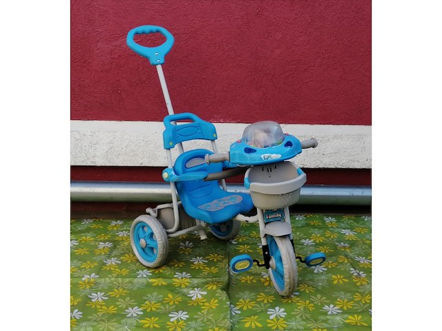 Metalni tricikl za decu FAMILY TRIKE F9686
