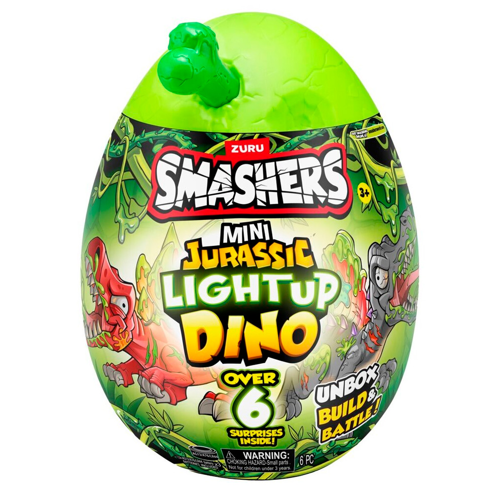 ZURU Smashers mini jurassic light up dino jaje