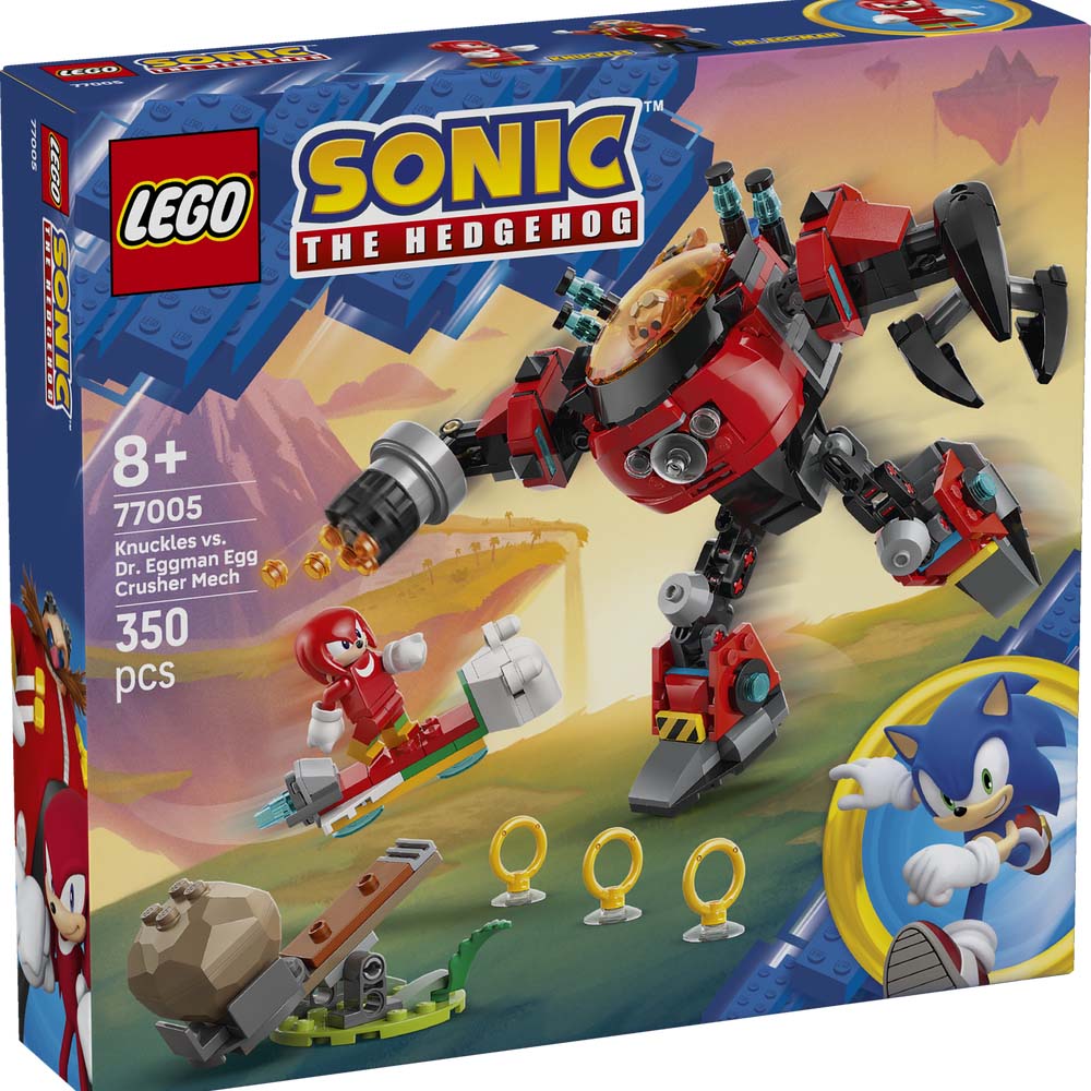 LEGO SONIC The hedgehog knuckles vs dr. eggman – egg crusher mek