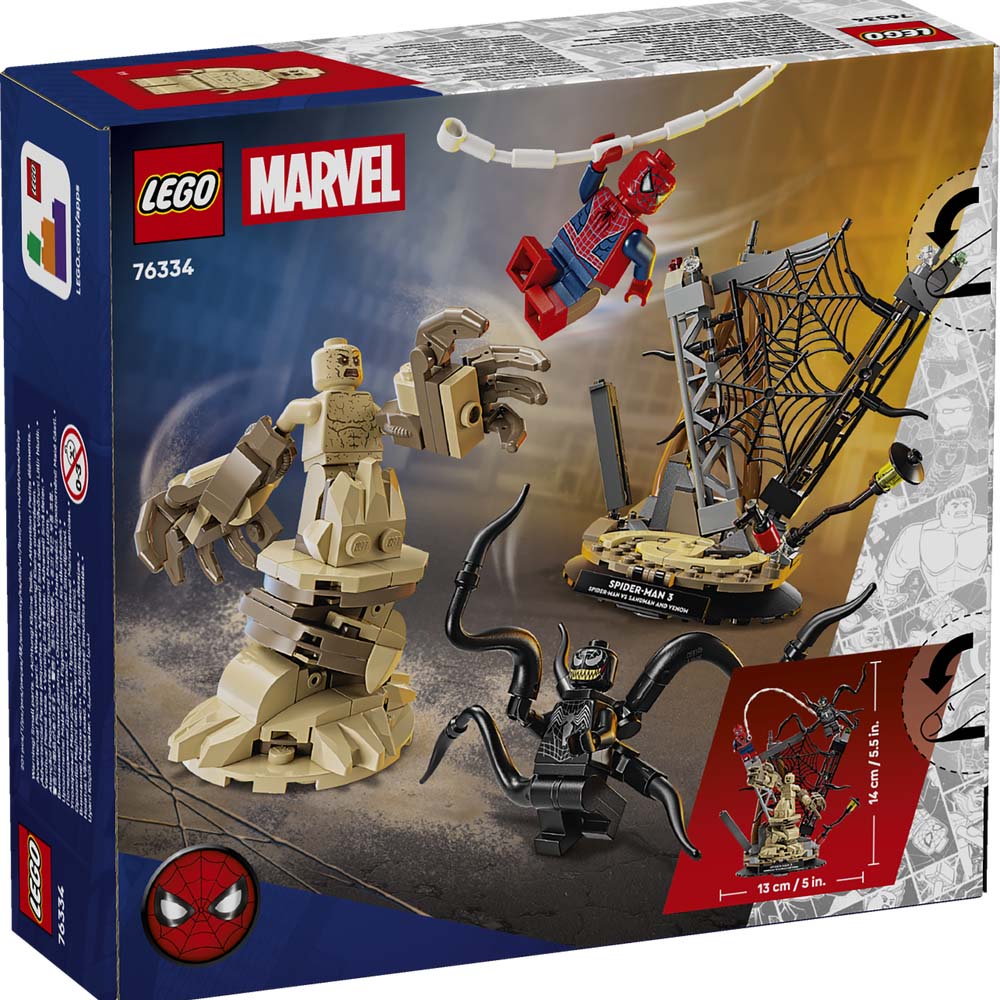 LEGO MARVEL Epska bitka: spajdermen protiv sendmena 76334