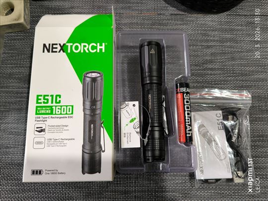 Nextorch E51C Sa Acebeam 3000mA Novo