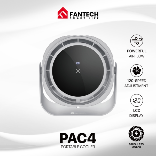 Prenosni ventilator Fantech PAC4 sivi