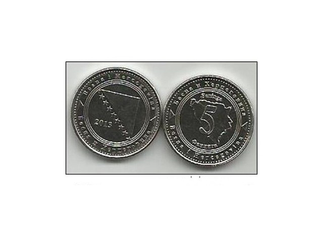 Bosnia i Herzegovina 5 feninga 2013. UNC