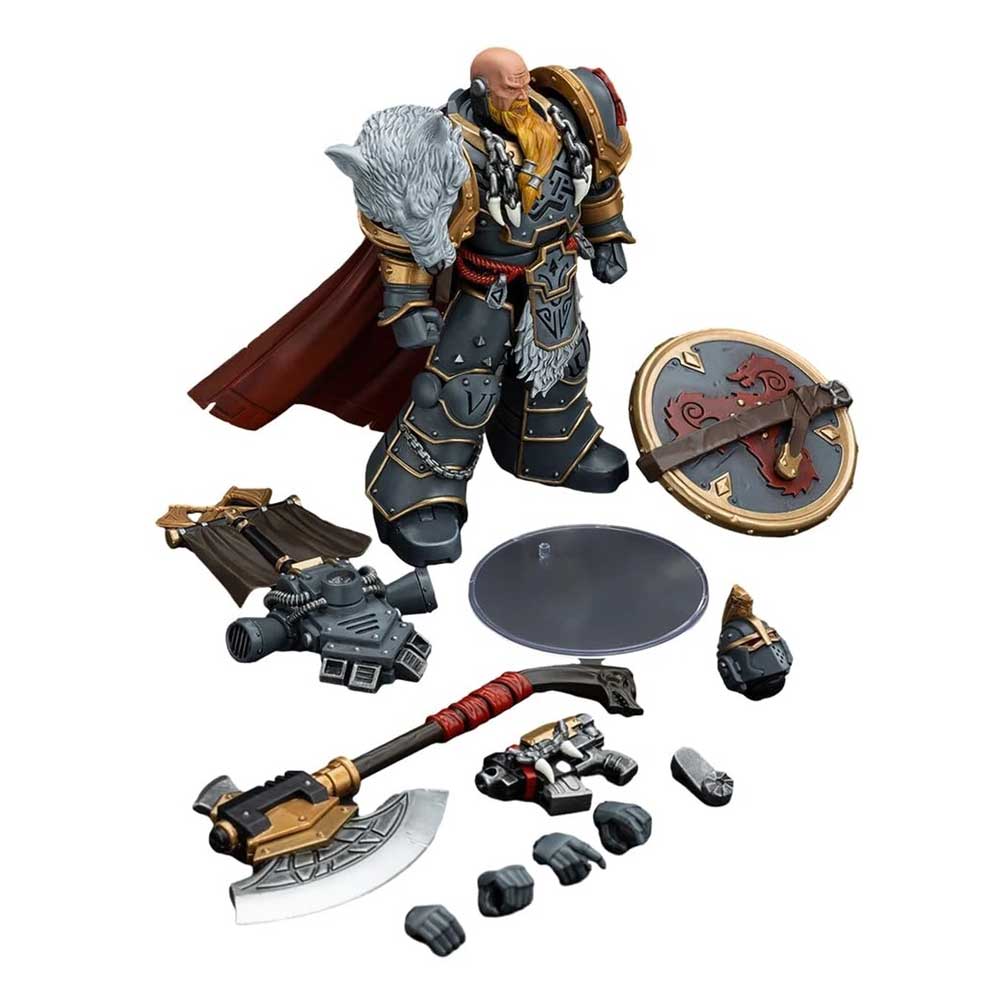 Space Wolves Legion Praetor with Power Axe and Combat Shield