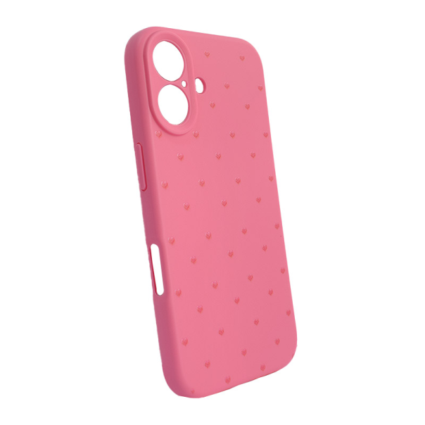 Maska za iPhone 16 Cute Heart pink