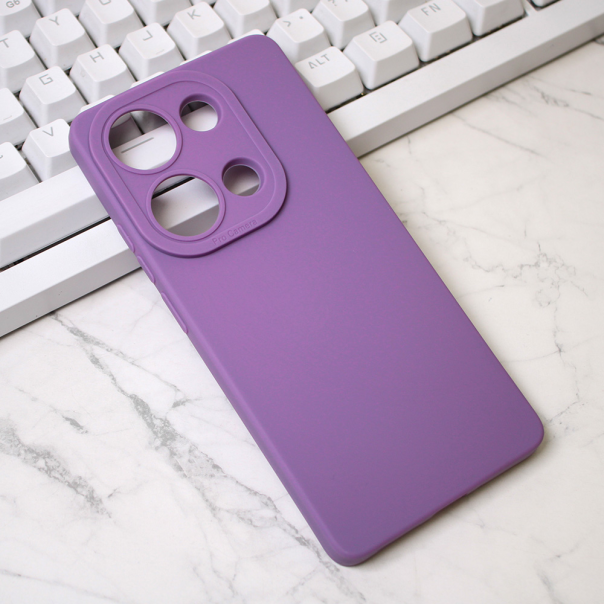 Maska za Xiaomi Redmi Note 13 Pro 4G (EU) Silikon Pro Camera ljubičasta